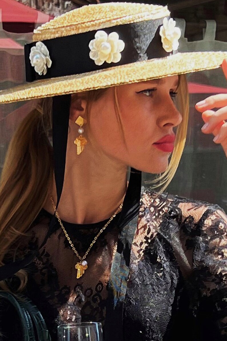 Greek Mythology Necklace Hellenic Ionic Column Necklace Gold - Etsy