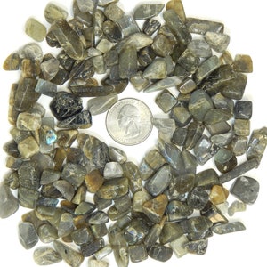 Tumbled Labradorite Lots, Small Crystal Chips, Healing Stones Crystals ...