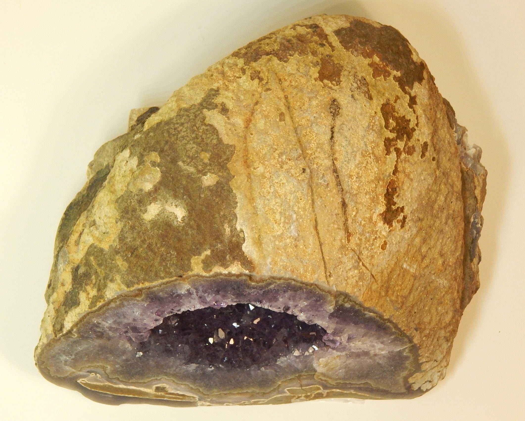 Amethyst Geode Cave 7Lb on Stand Crystal Crystal Cluster | Etsy