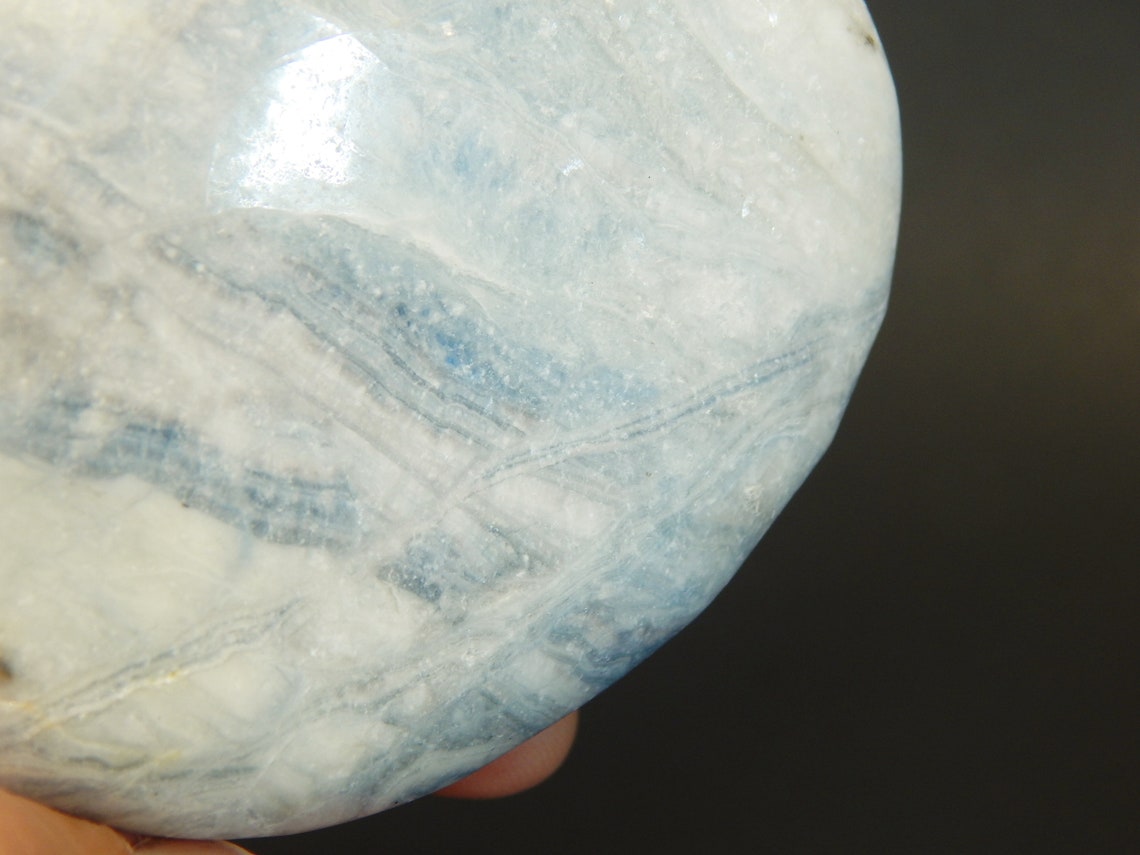 Blue Scheelite 1/4lb Palmstone Crystal Healing Crystals Palm | Etsy