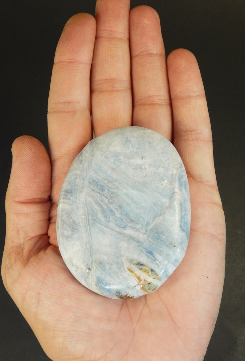 Blue Scheelite 1/4lb Palmstone Crystal Healing Crystals Palm - Etsy