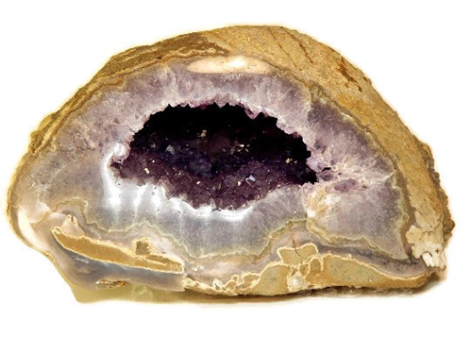 Amethyst Geode Cave 7lb on Stand Crystal Crystal Cluster - Etsy