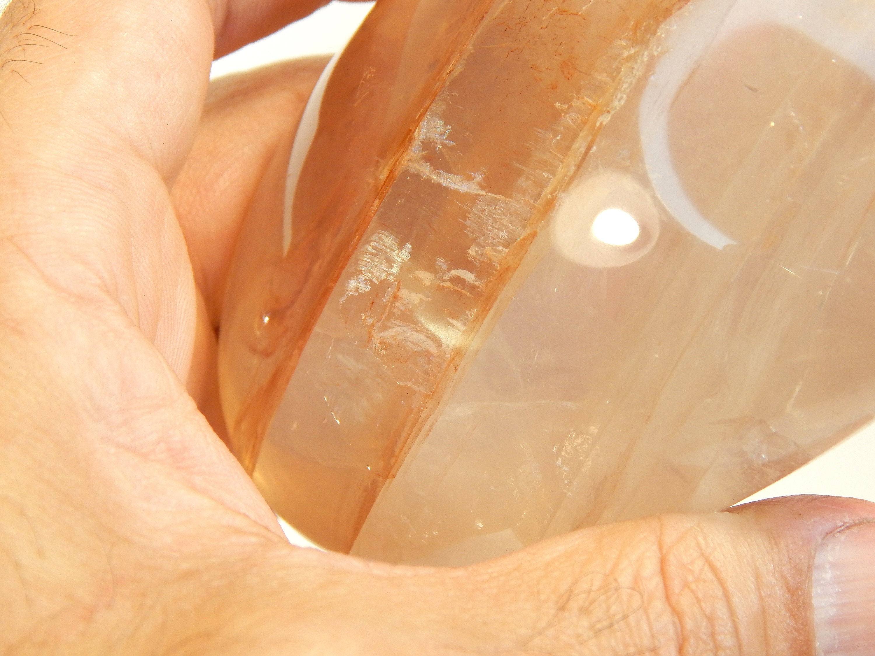 Hematoid Quartz Heart 12oz Crystal, Healing Crystals, Stone Rock 3.5 ...