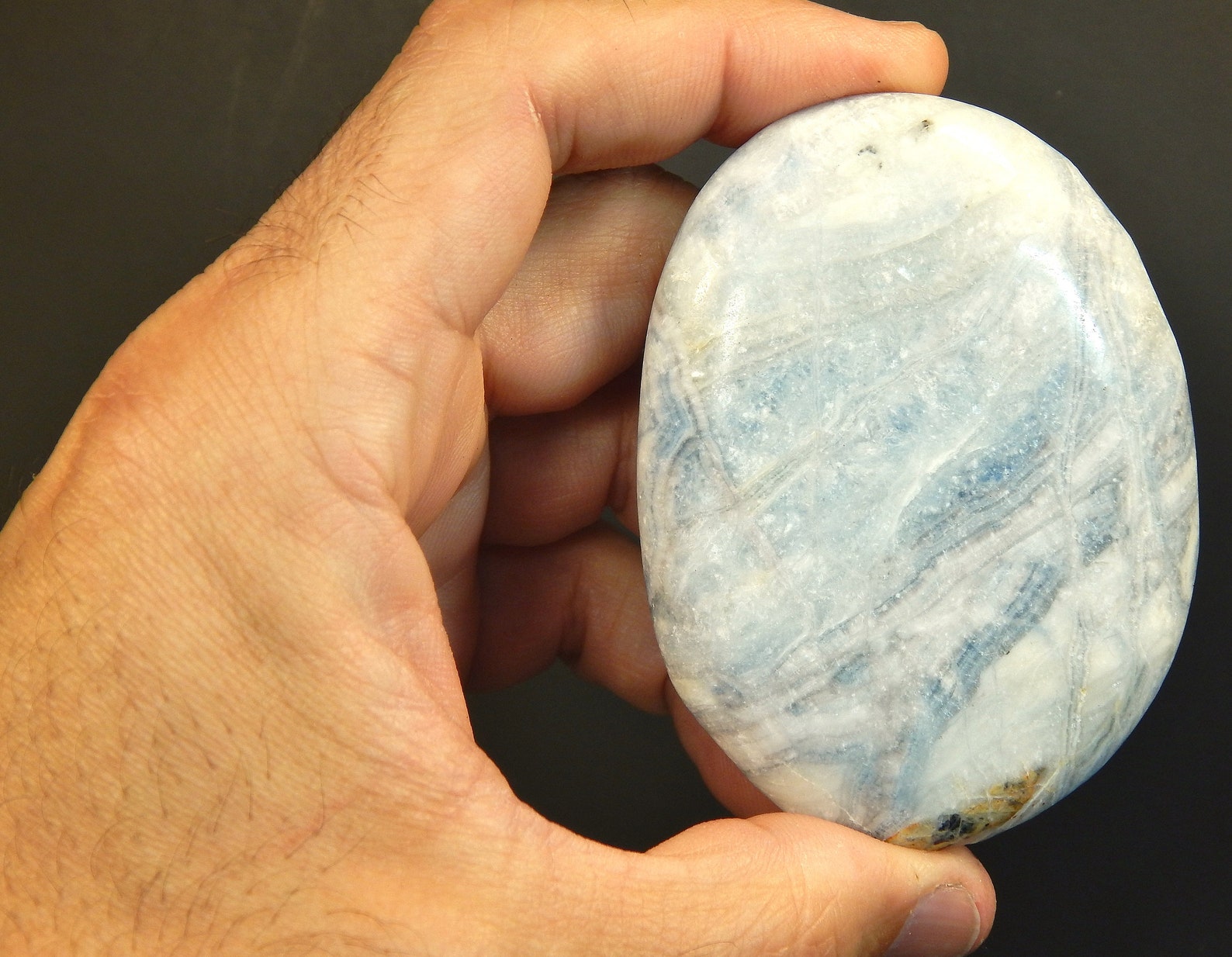 Blue Scheelite 1/4lb Palmstone Crystal Healing Crystals Palm - Etsy