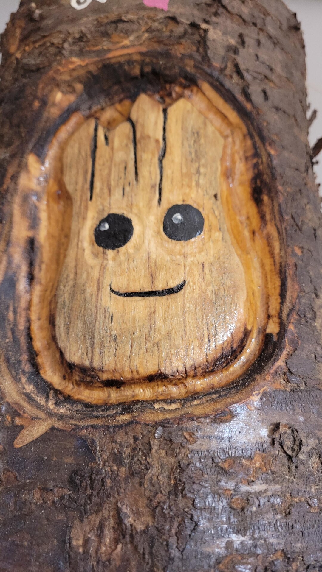 Hand Carved, I Am Groot, Groot Wall Hanging. Solid Wood, Ready for Any ...