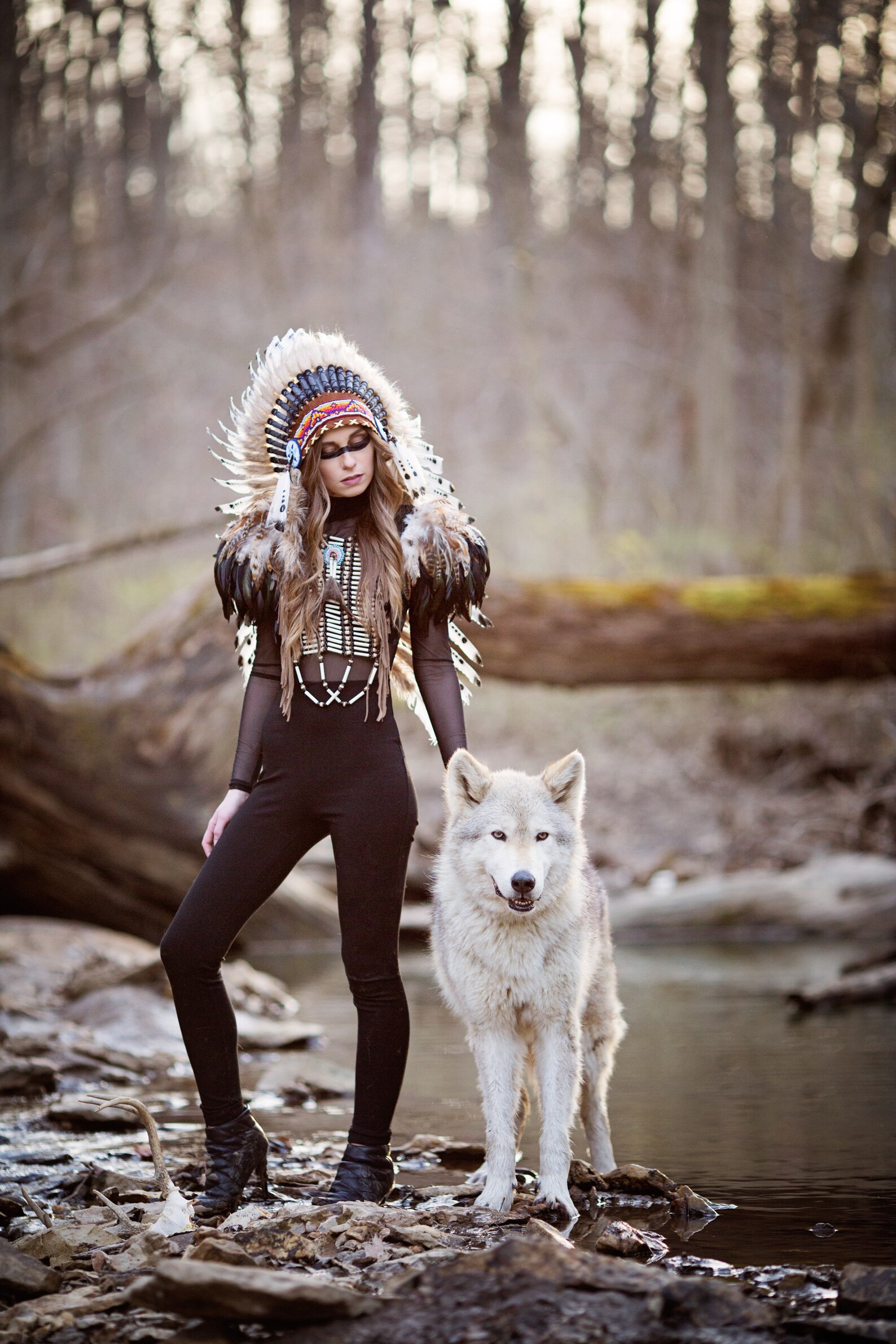 Festival Feather Epaulettes Natural Black Tribal Feather Shoulder Pads ...