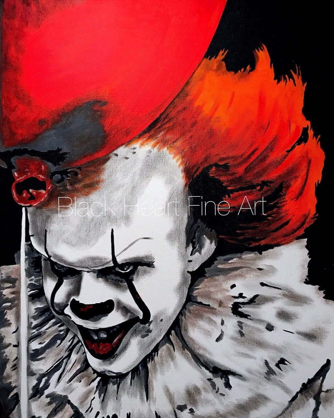 Pennywise Original Oil Painting Print - Etsy