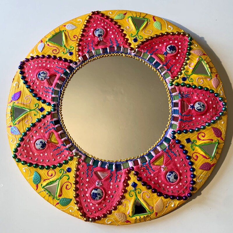 Sunflower Mirror - Etsy