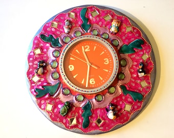 Preppy Clock - Etsy