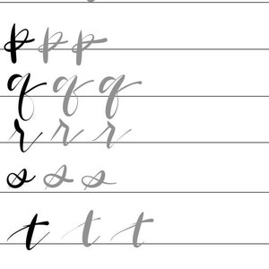 Hand Lettering Worksheets - Etsy