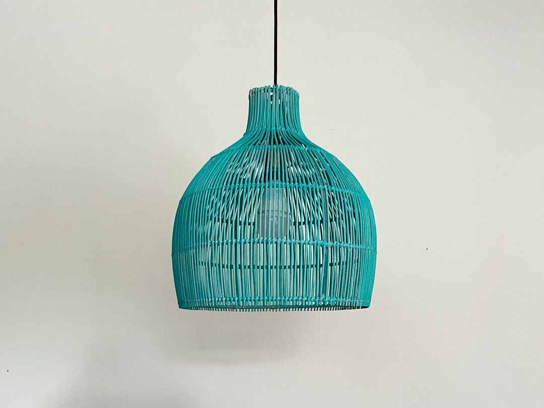 Lori Rattan Chandelier Pendant Light - Etsy