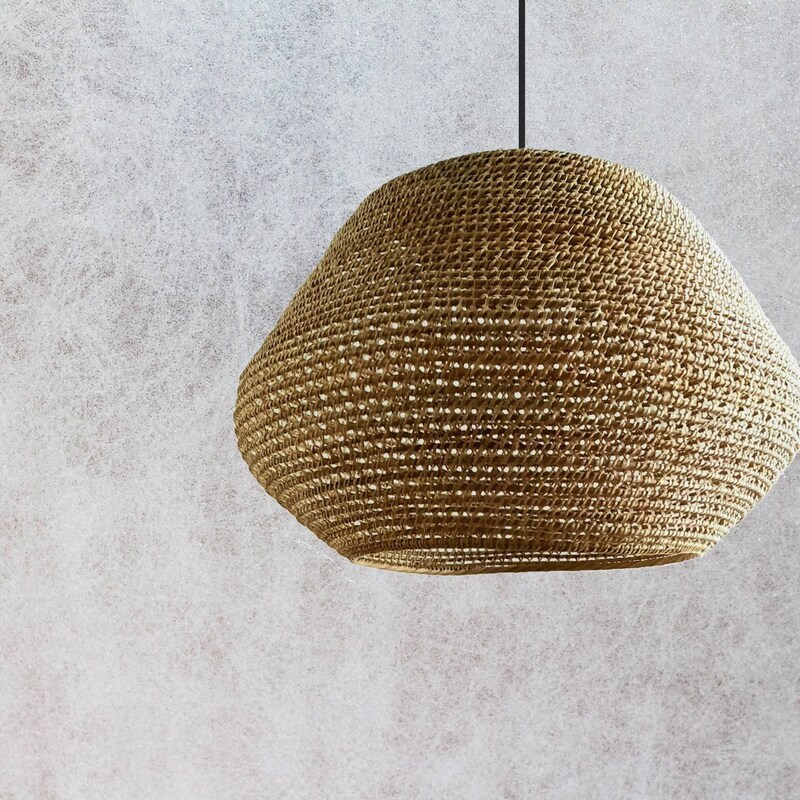 Rattan Chandelier - Etsy