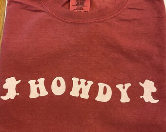Texas Howdy T Shirt - Etsy