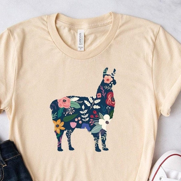 Llama Tshirt - Etsy