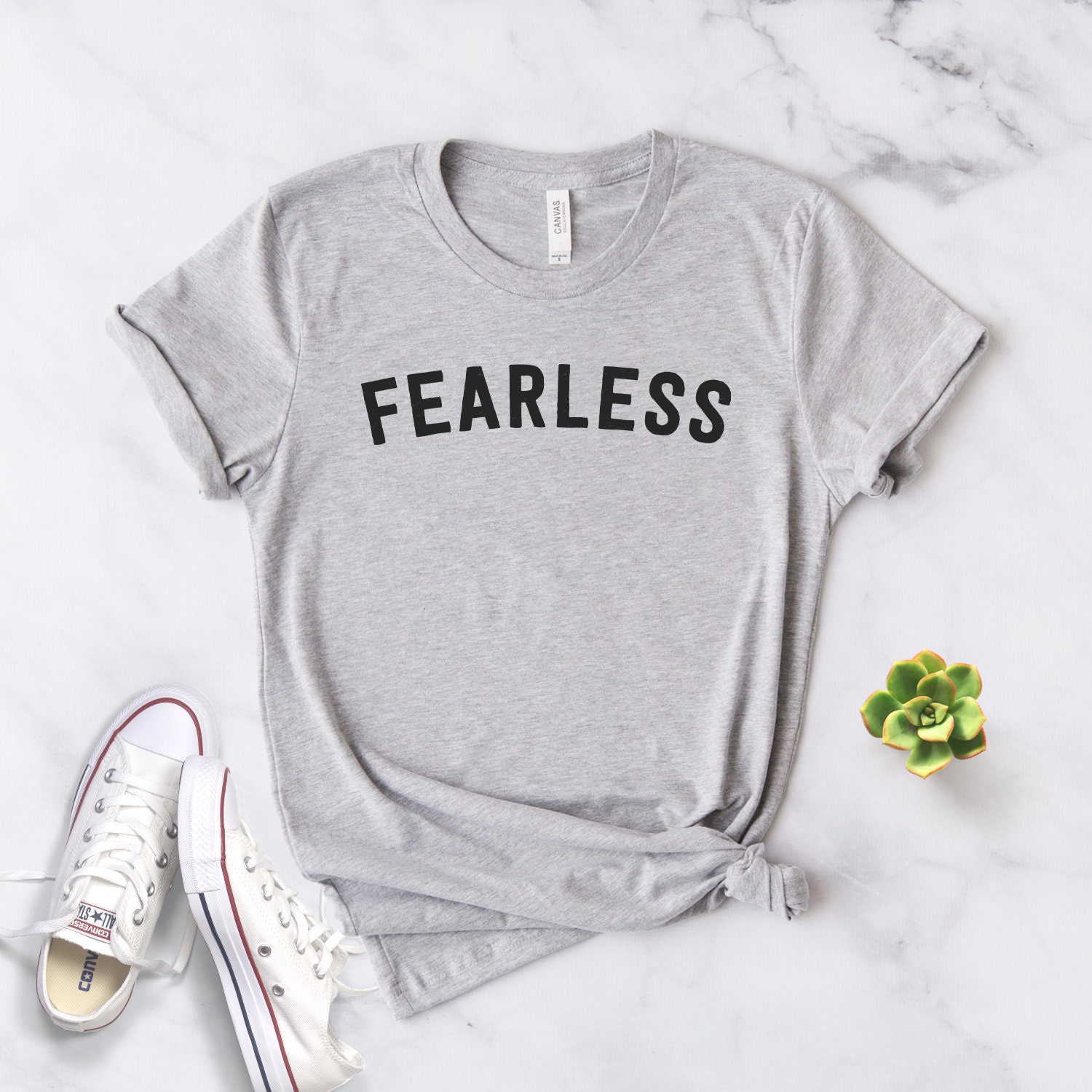 Fearless Shirt Feminist Shirt Inspirational Shirts | Etsy