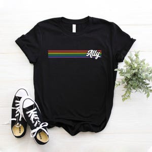 Lgbt Ally Shirt ∙ Pride Shirt for Ally ∙ Rainbow Shirt ∙ Pride Month ...