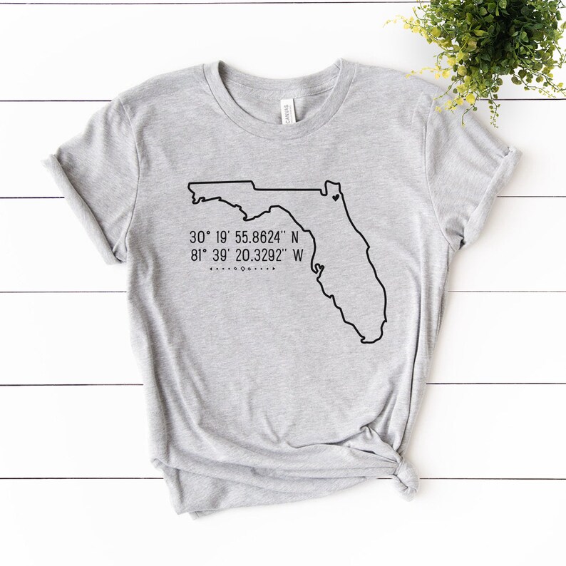 Florida Shirt Florida Gifts Florida Home Shirt Florida | Etsy