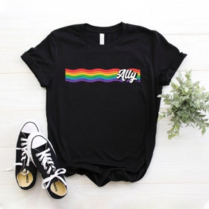 Gay Ally Shirt Pride Ally Gay Shirt Lesbian Shirt Pride Month Gift LGBT ...