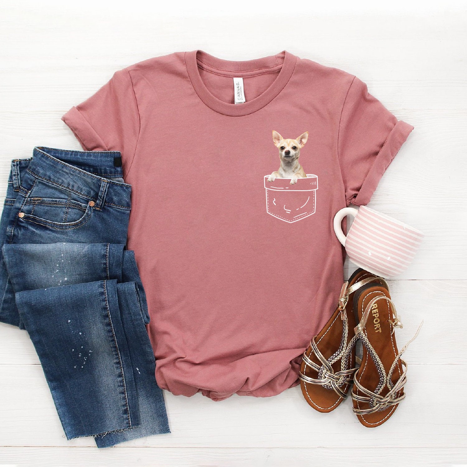 Chihuahua Shirt Chihuahua T-Shirts Dog Owner Gift Fawn | Etsy