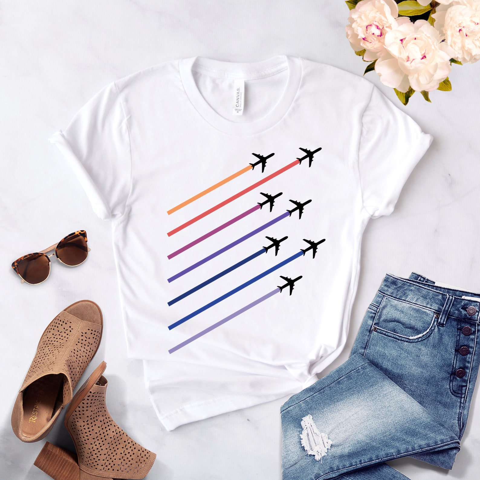 Plane Shirt Airplane Shirt Travel Shirt Pilot Gift - Etsy