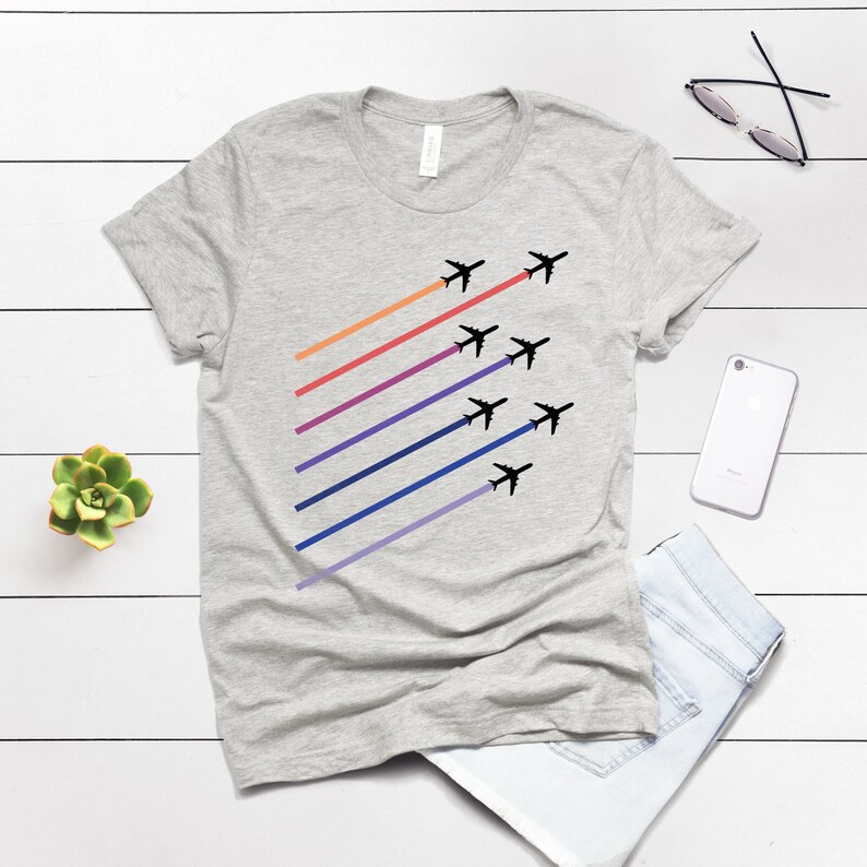 Plane Shirt Airplane Shirt Travel Shirt Pilot Gift | Etsy