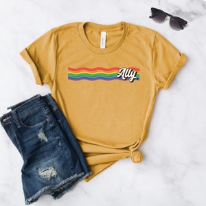 Gay Ally Shirt Pride Ally Gay Shirt Lesbian Shirt Pride Month Gift LGBT ...