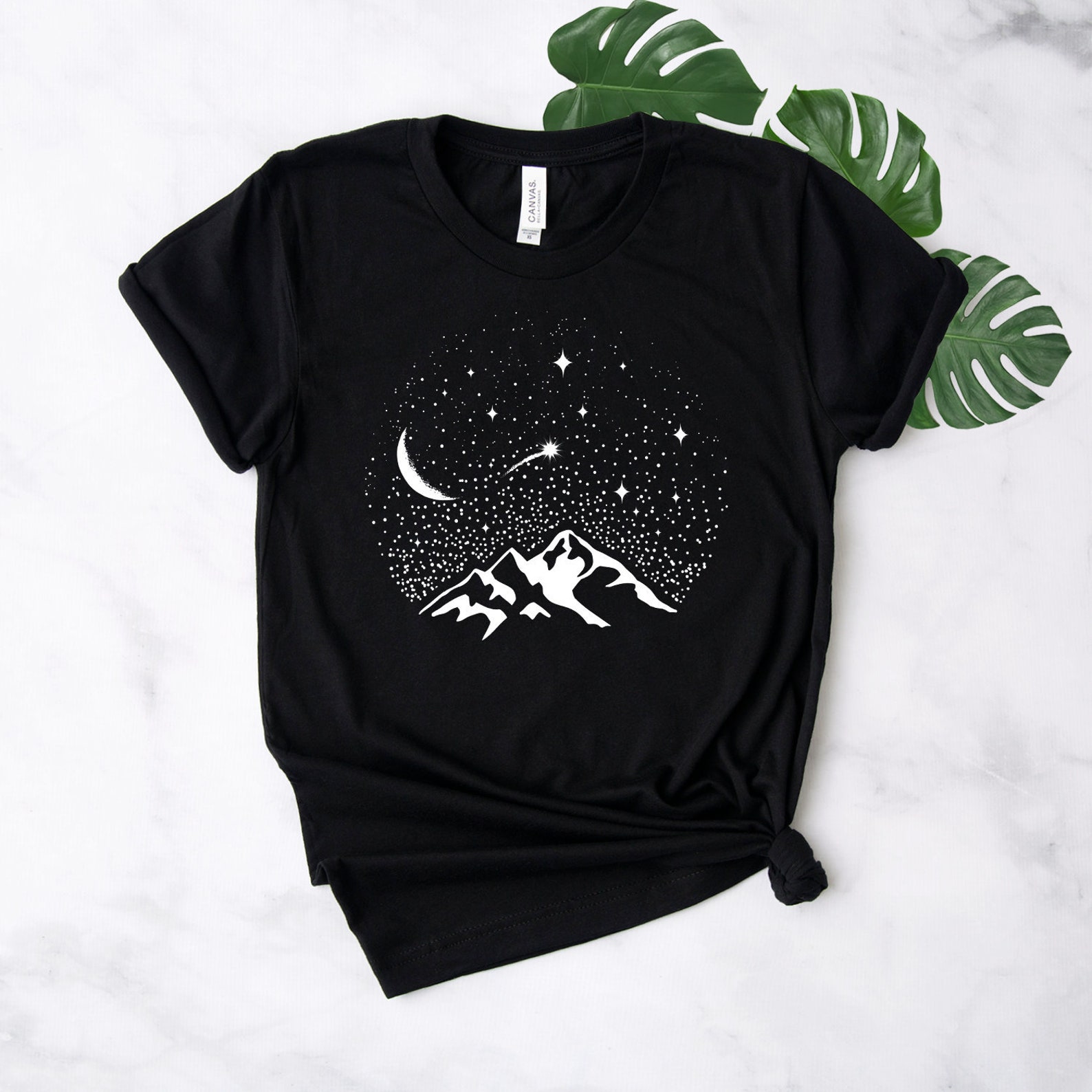 Space Shirt Astronomy Shirt Outdoors Shirt Mountains | Etsy