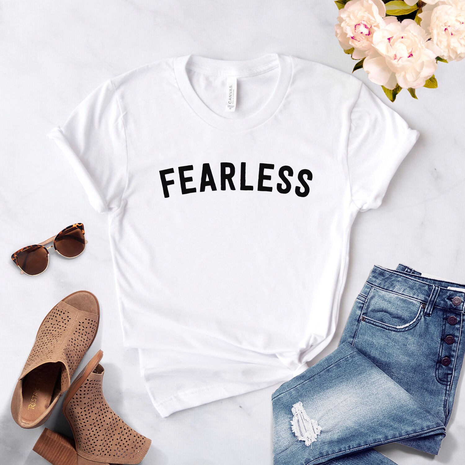 Fearless Shirt Feminist Shirt Inspirational Shirts | Etsy