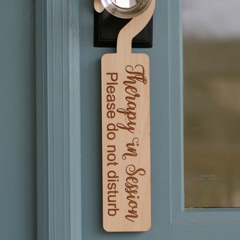 Therapy Door Sign - Etsy