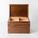 Extra Large Walnut Keepsake Box – Personalized Heirloom Memory Box ...
