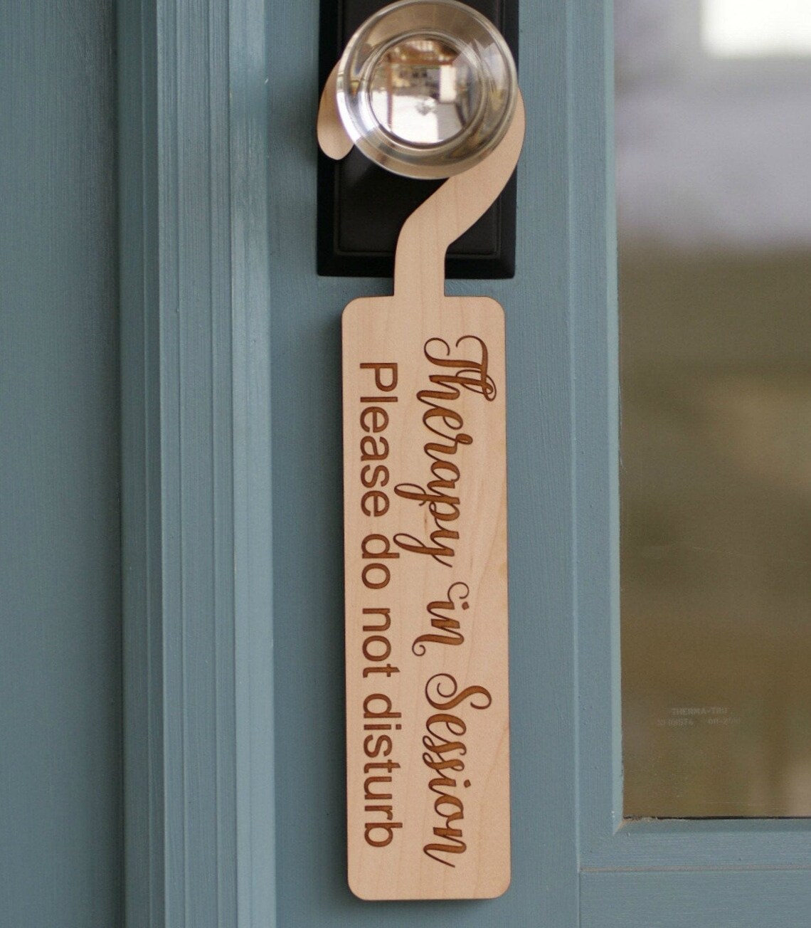Therapy in Session Please Do Not Disturb Door Hanger Wood - Etsy