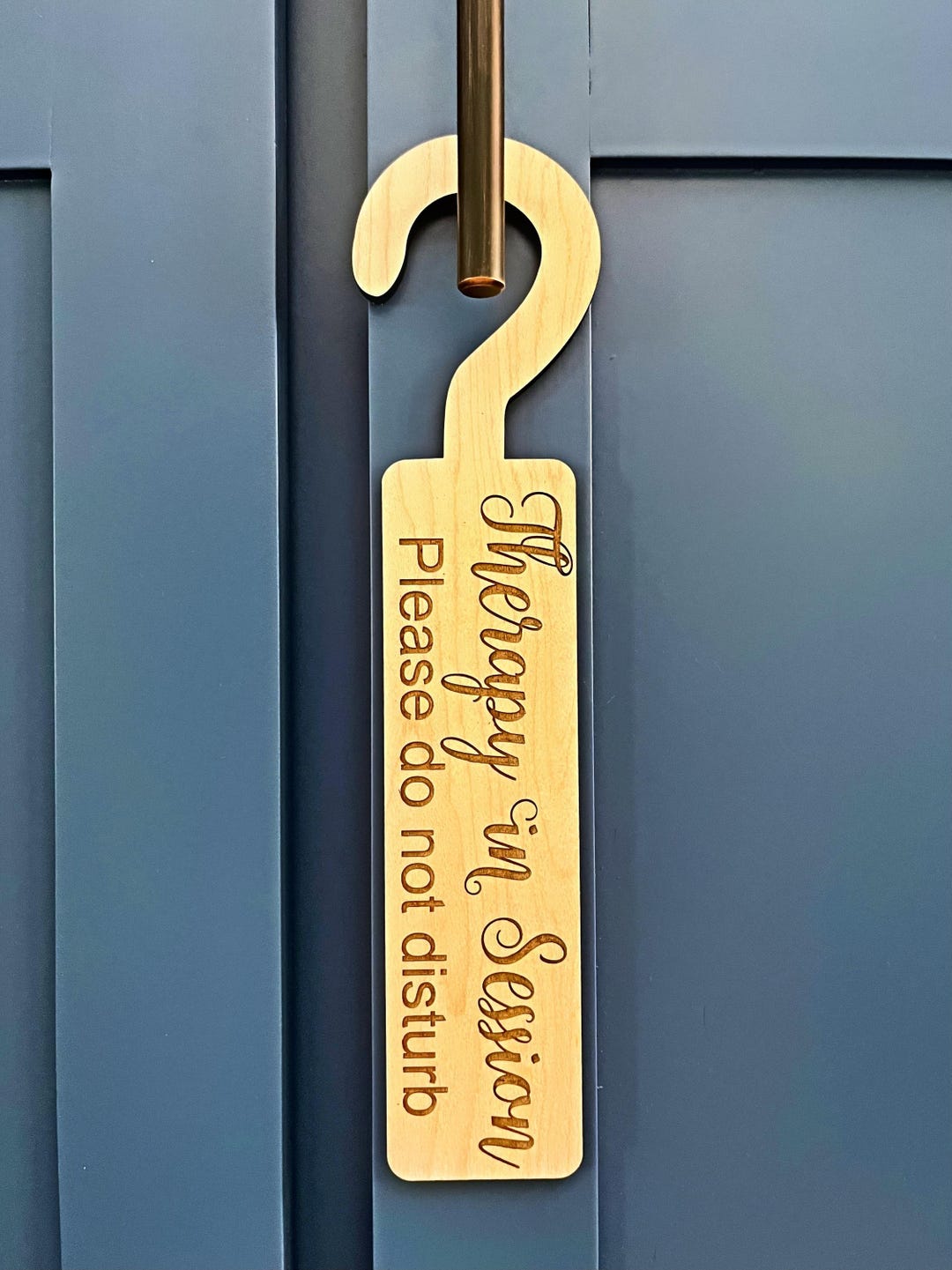 Therapy in Session, Please Do Not Disturb, Door Hanger Sign - Hard ...