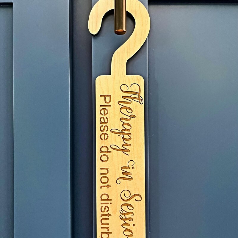 Therapy Door Sign - Etsy