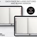 Undated Digital Planner, Realistic Digital Bullet Journal, Planner for ...