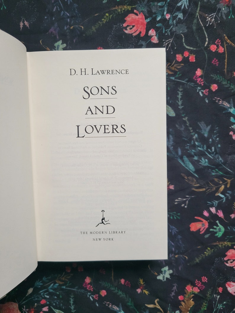 Sons and Lovers by D.H. Lawrence, 1997 - Etsy