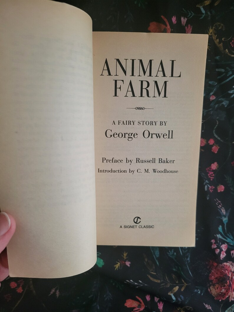 Animal Farm by George Orwell, 1996 - Etsy