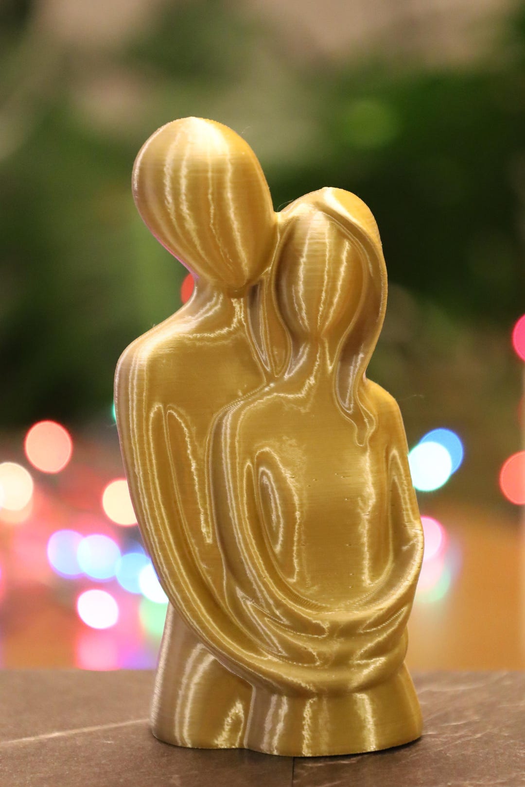 Eternal Embrace of a Loving Hold- 3D Printed Love Statute, Romantic ...