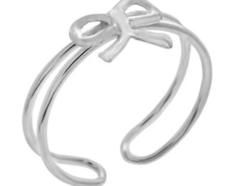 Bow Toe Ring | Etsy