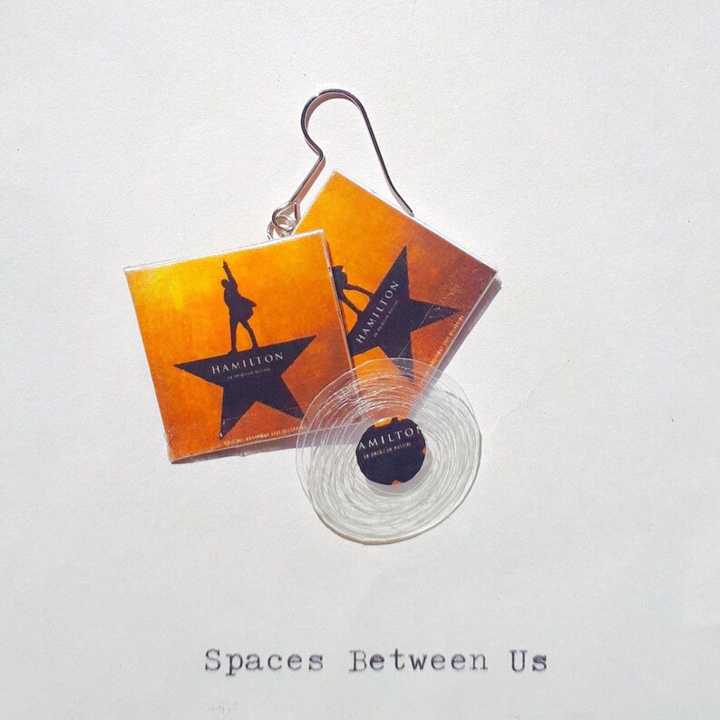 Hamilton Musical / Hamilton Earrings / Hamilton Vinyl Earrings - Etsy