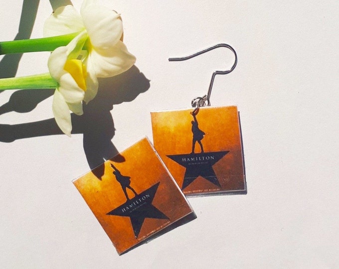 Hamilton Musical / Hamilton Earrings / Hamilton Vinyl Earrings ...