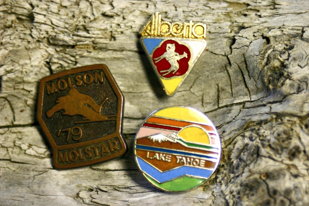 Vintage Pins | Lapel Pins | Pinback Buttons | Lake Tahoe | Alberta ...
