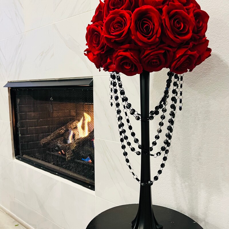 Red Rose Decor - Etsy