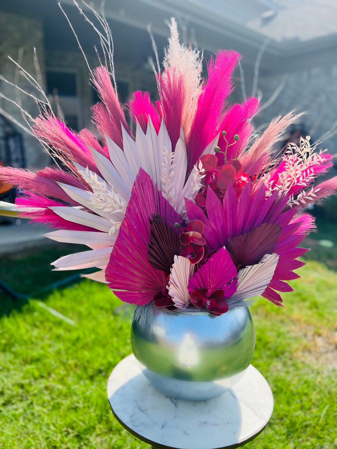Gorgeous Large Pink Centerpiece Arrangement. Stunning Piece That is ...