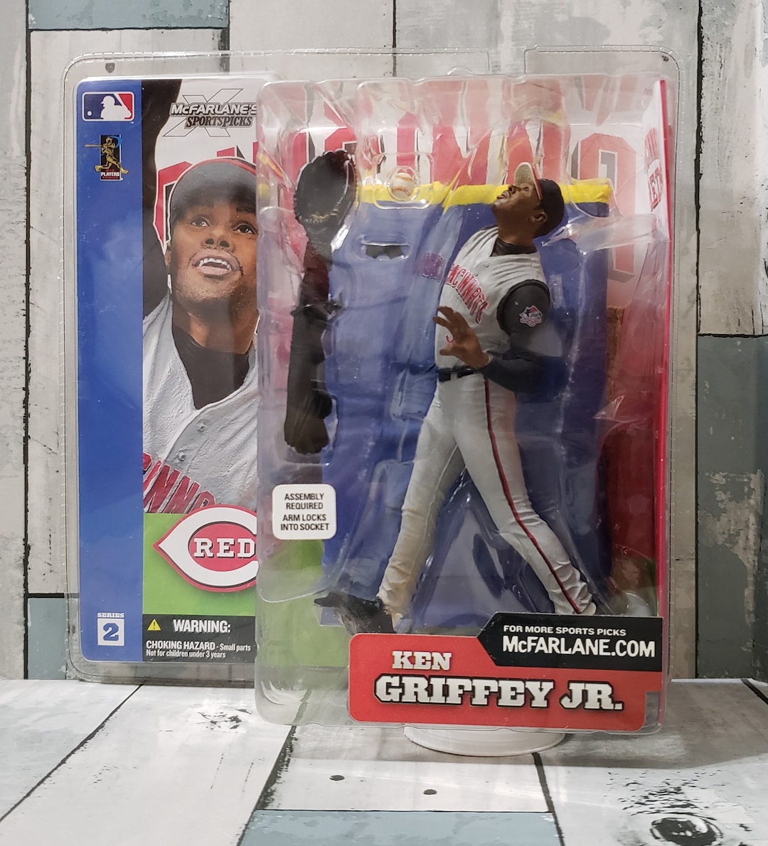 Ken Griffey Jr – Cincinnati Red – 2002 Mcfarlane Sports Spicks Series 2 ...