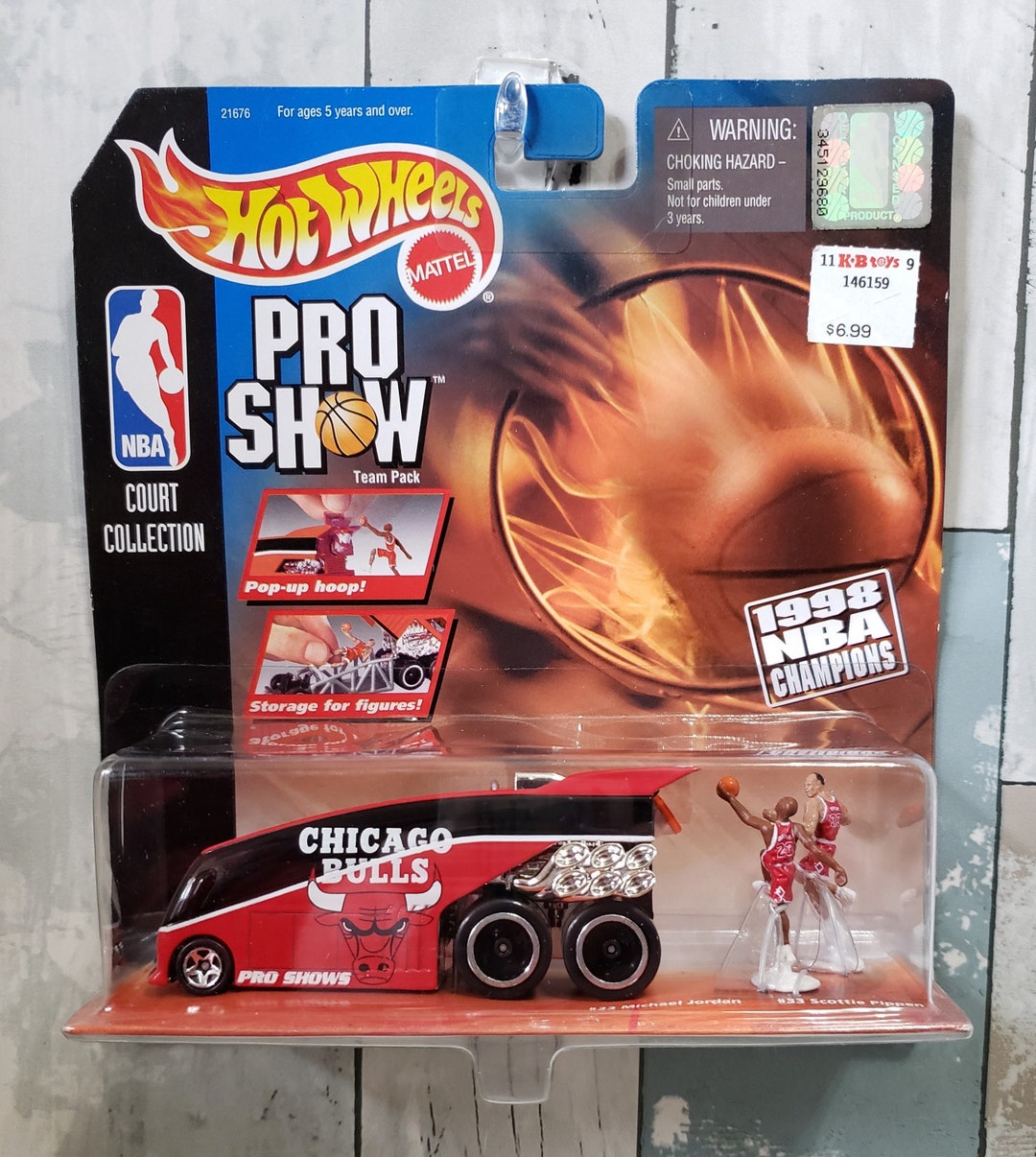 Hot Wheels Pro Show Team Pack NBA Court Collection 1998 NBA Champions ...