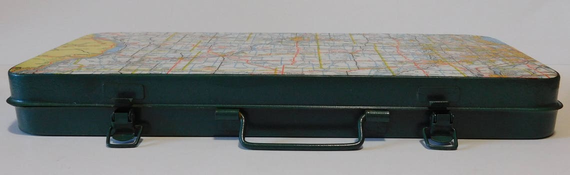 Map Case/map Box Upcycled/repurposed Socket Set Metal - Etsy