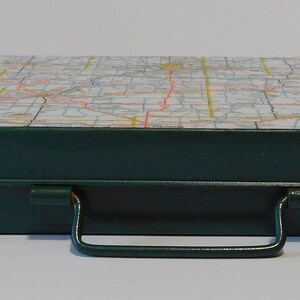 Map Case/map Box Upcycled/repurposed Socket Set Metal Carrying Case W ...