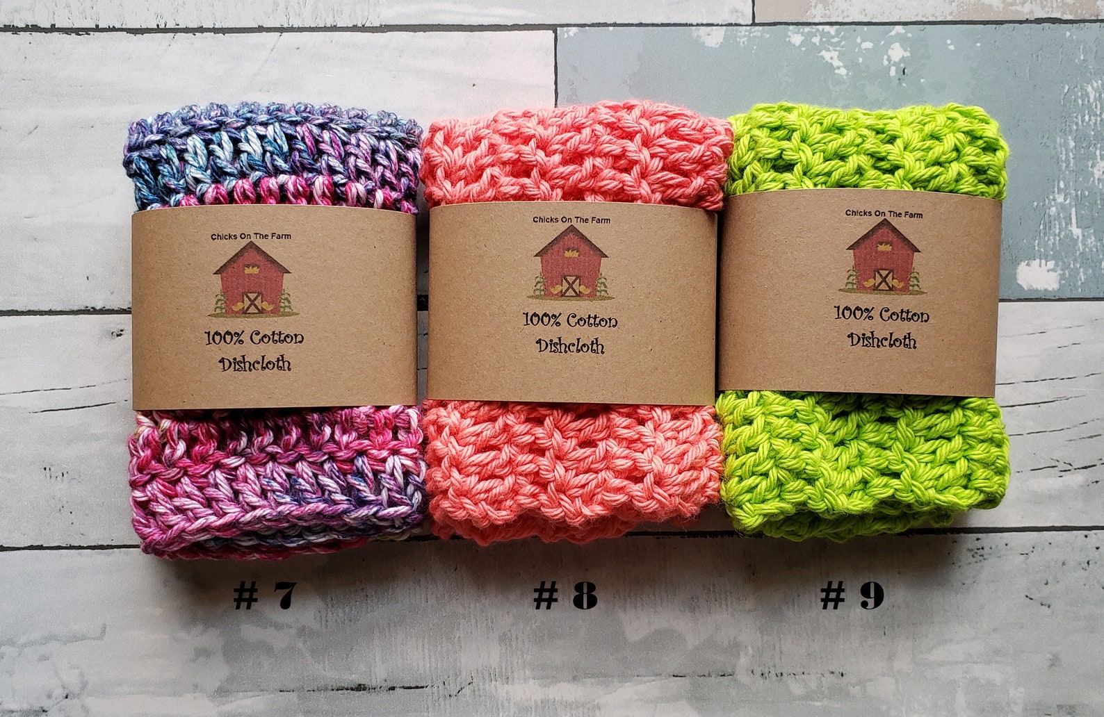 100% Cotton Dishcloth / Washcloth Super Soft 8 in X 8 in - Etsy