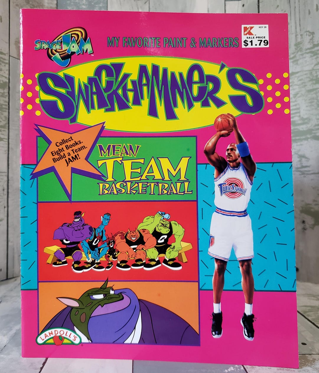 1996 SPACE JAM My Favorite Paint & Markers Book – Swackhammer’s Mean ...