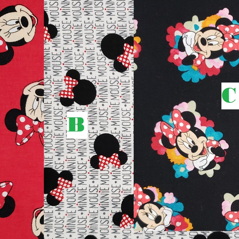 Minnie Mouse Fabric - Etsy